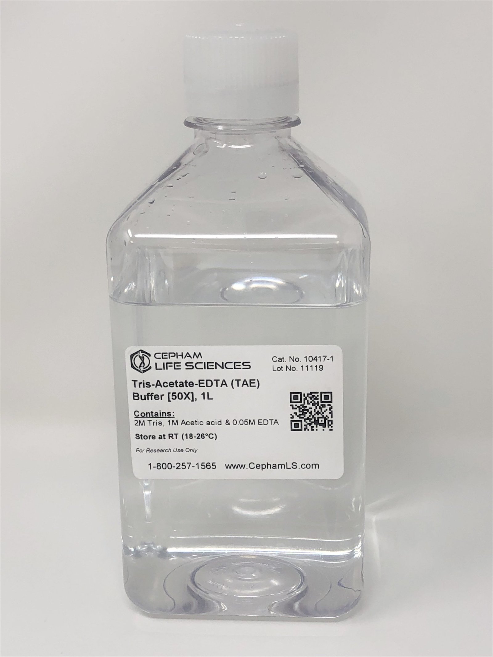 Tris-Acetate-EDTA (TAE) Buffer [50X] – Cepham Life Sciences